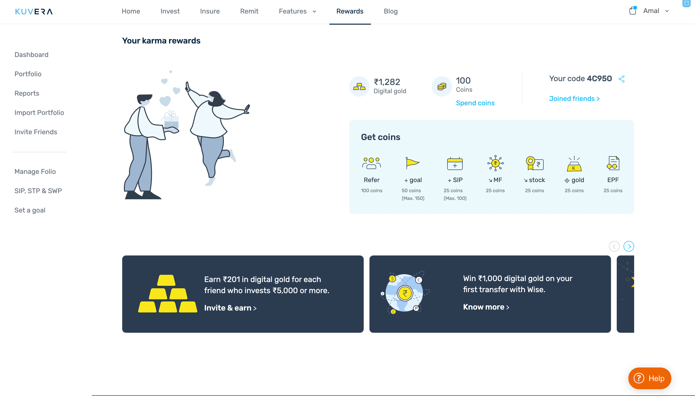 Kuvera Referral code Get ₹1500 in digital gold as bonus - TechBuy.in