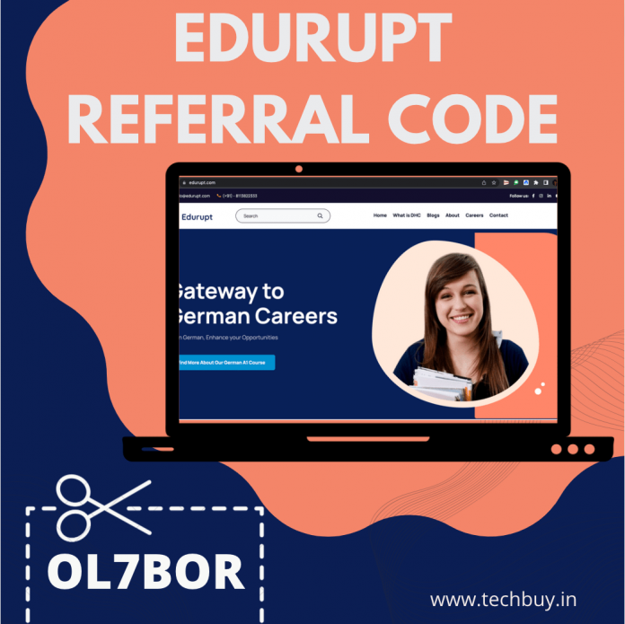 Edurupt Referral code for ₹500 discount on courses - TechBuy.in