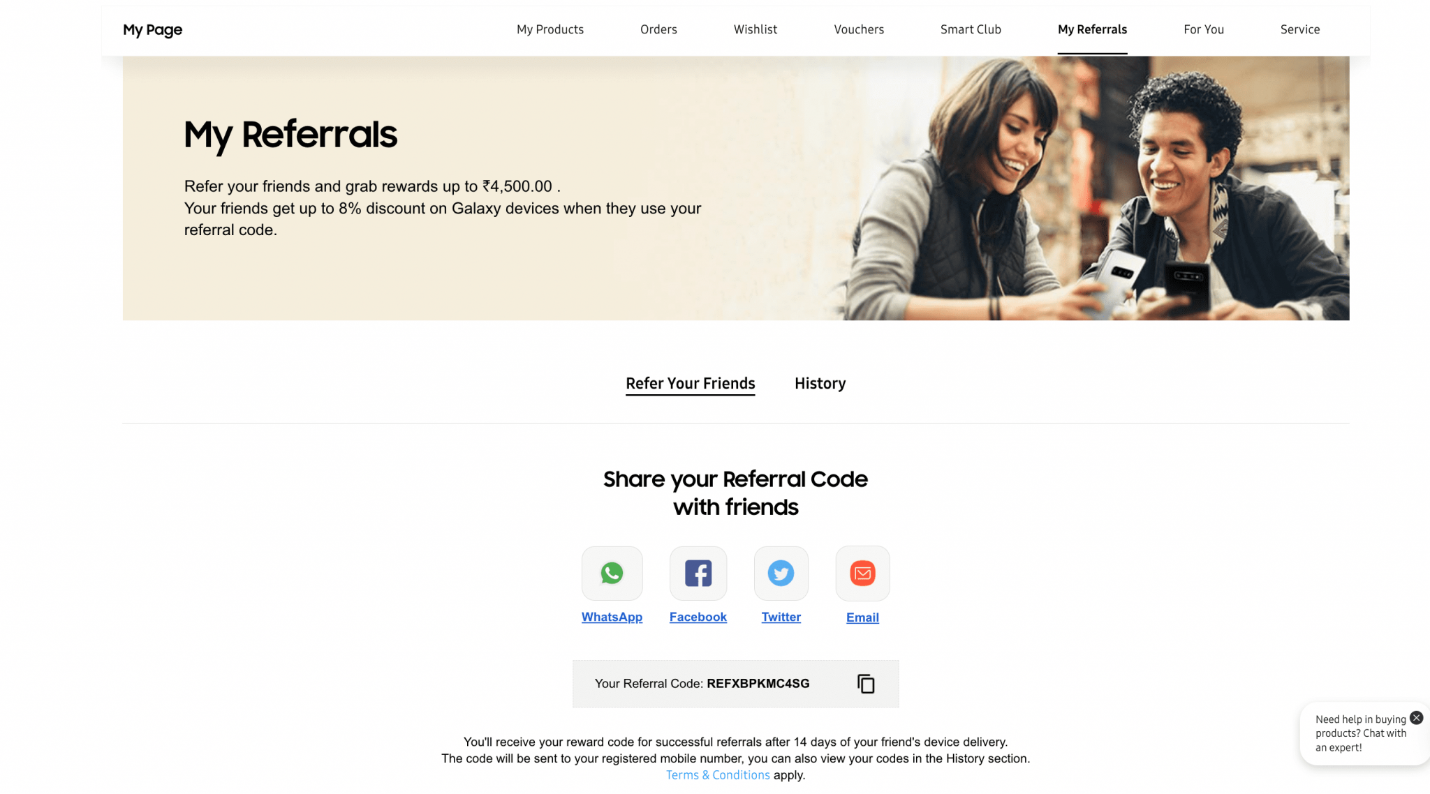 [150+ coupons] Samsung Referral Code for extra ₹5000 OFF 2025 - TechBuy.in