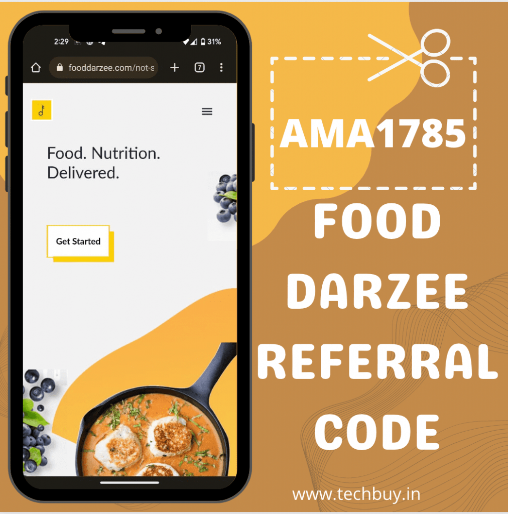 [Scam] Apply Food Darzee Referral Code as 10% discount coupon - TechBuy.in