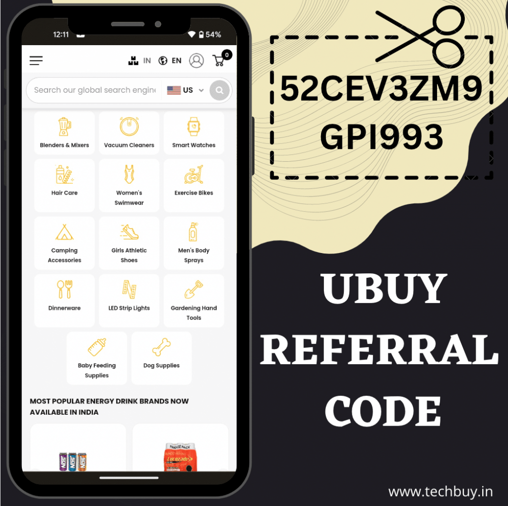 UBuy Referral Code for New Users $5 UBuy Credits 2023 - TechBuy.in