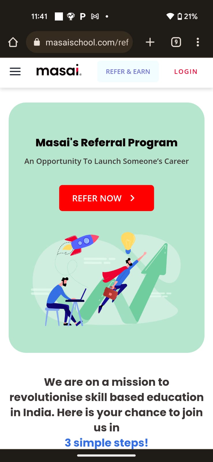 Masai Referral Code for Rewards worth up to ₹4,000 - TechBuy.in