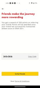Shell Referral Code for ₹250 Joining Bonus- Get free Fuel, care ...